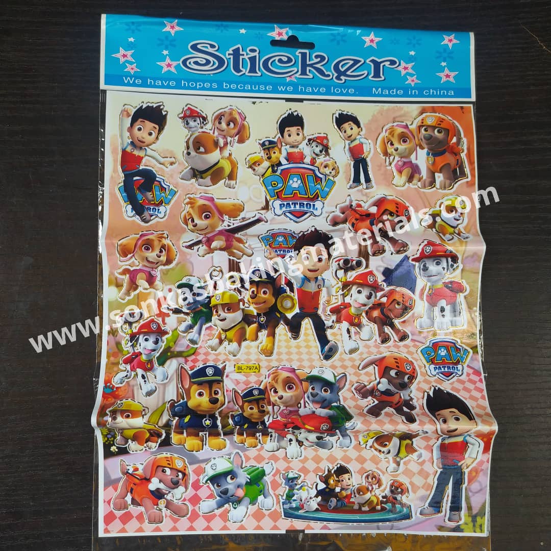 Sticker - PAW PATROL - Sonkas Baking Materials