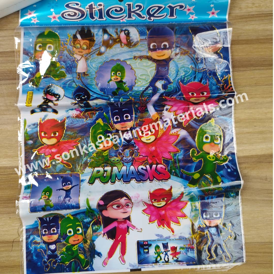 Sticker - PJ MASKS - Sonkas Baking Materials