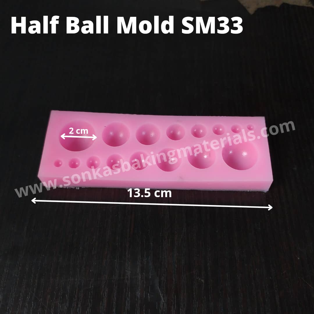 Half Ball Mold SM33 - Sonkas Baking Materials