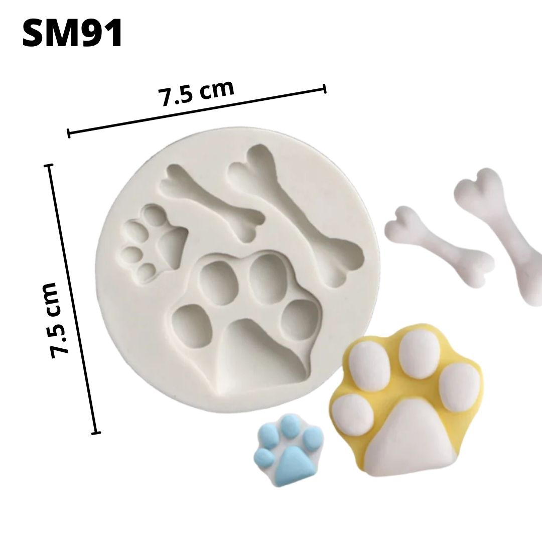 Dog Paw Mold SM91 - Sonkas Baking Materials